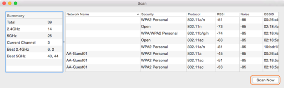 How can WiFi Scanner detect hidden SSIDs?